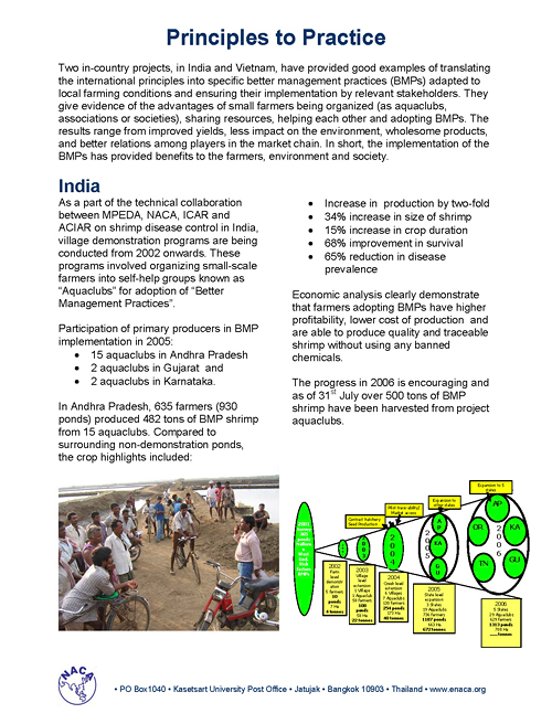 Principles to practice