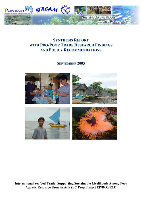 International seafood trade: Supporting sustainable livelihoods among ...