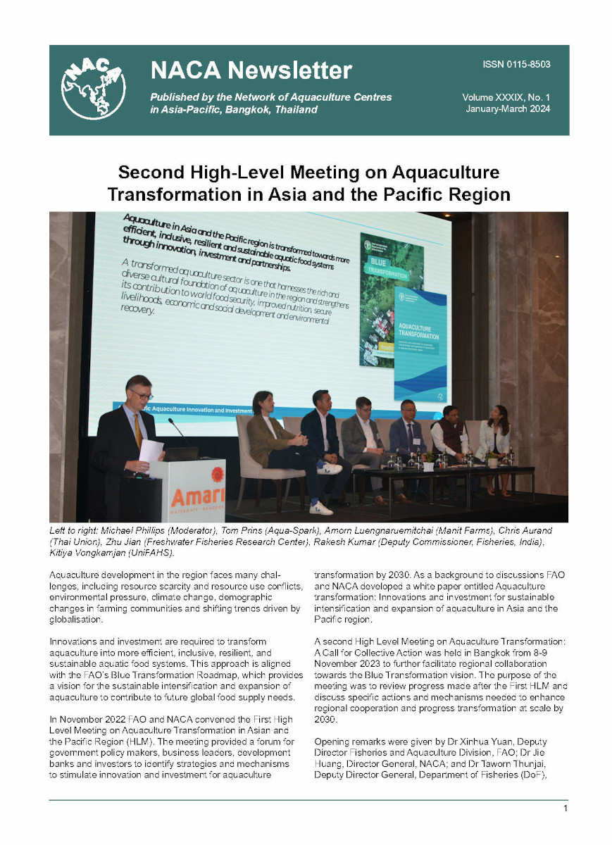 NACA Newsletter, Vol. XXXIX, January-March 2024