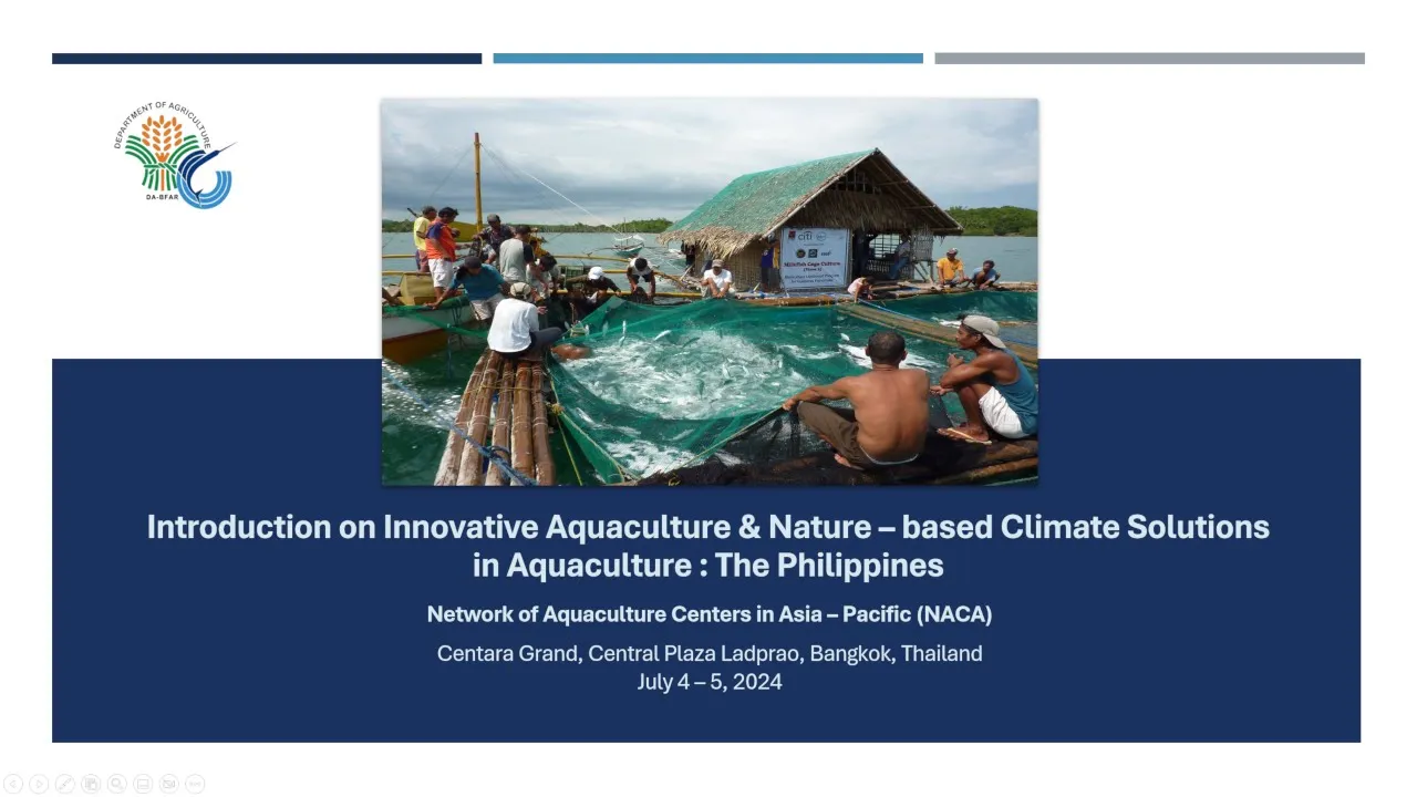 Innovative Aquaculture & Nature-based Climate Solutions in Aquaculture ...