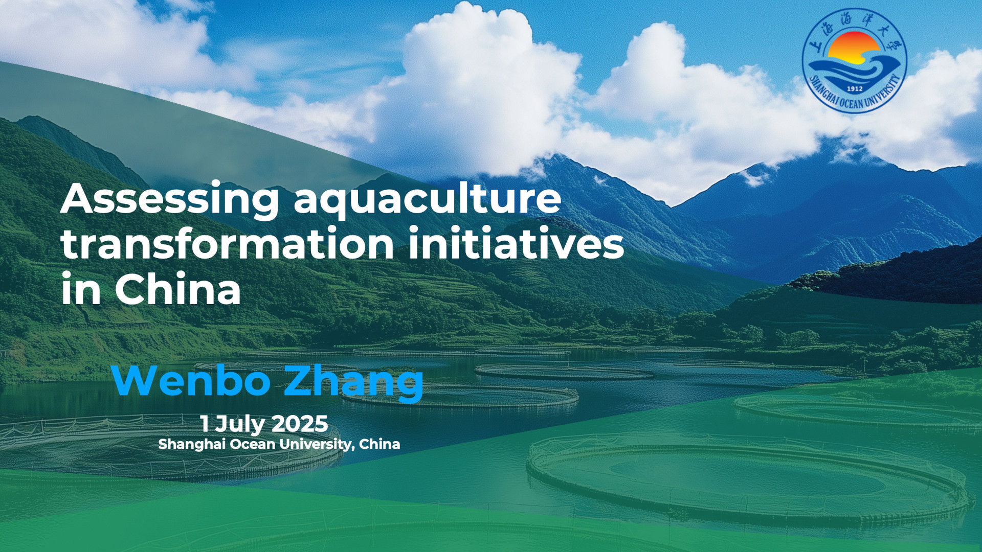 Assessing aquaculture transformation initiatives in China