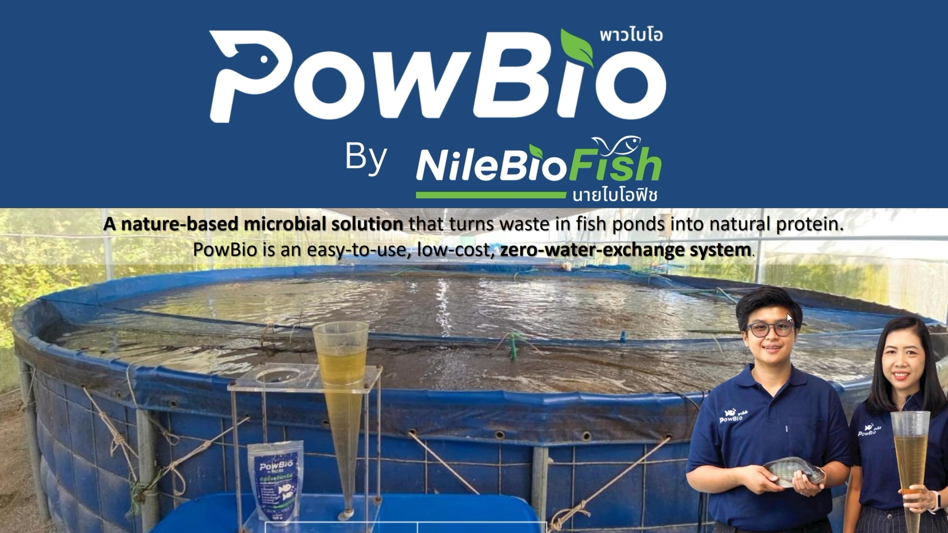 PowBio: A nature-based microbial solution turning fish pond waste into ...