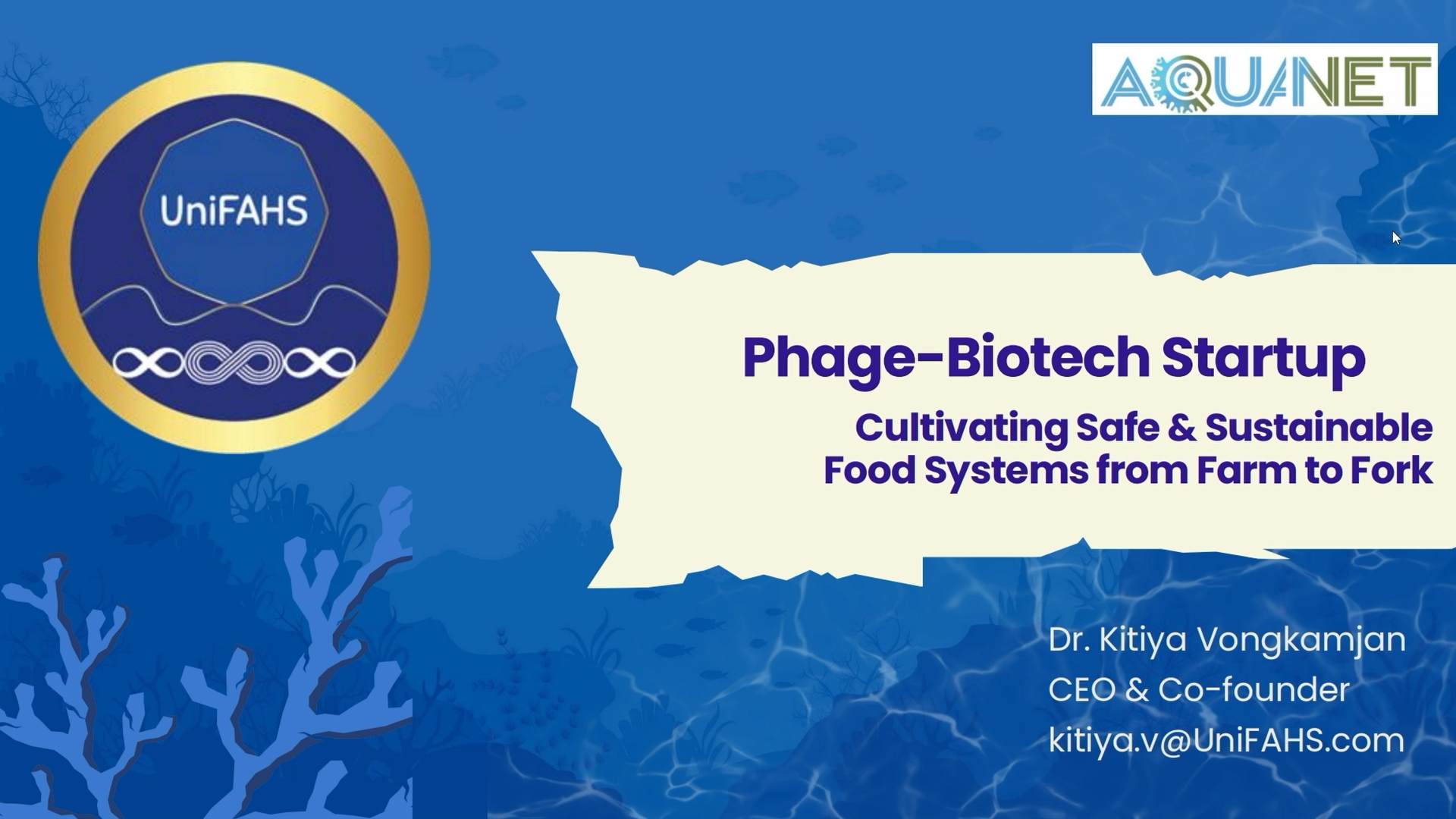 UniFAHS: The Startup Journey of a Thai Phage Biotech Pioneer